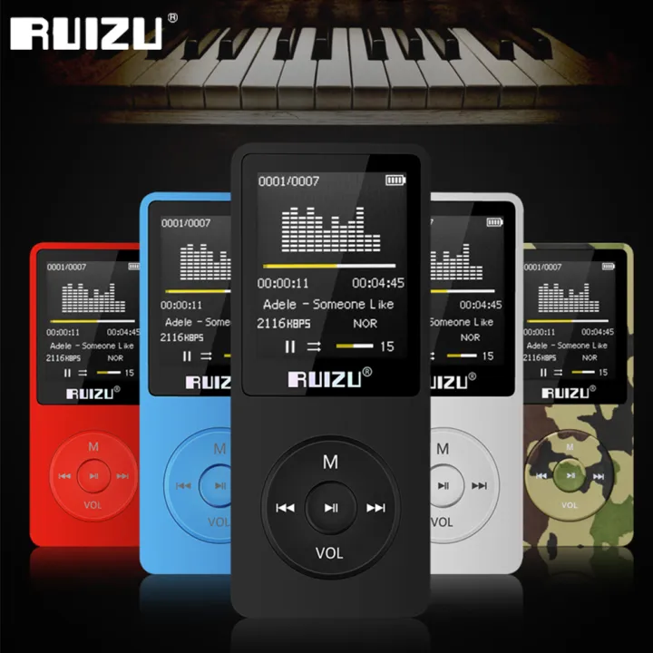 RUIZU X02 MP3 MP4 1.8 Inch TFT Screen HD Video Player 4GB 8GB 16GB ...