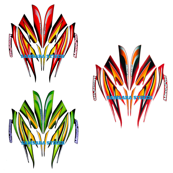 Stiker Body Motor Honda Megapro 2005 Std Full Set | Lazada Indonesia