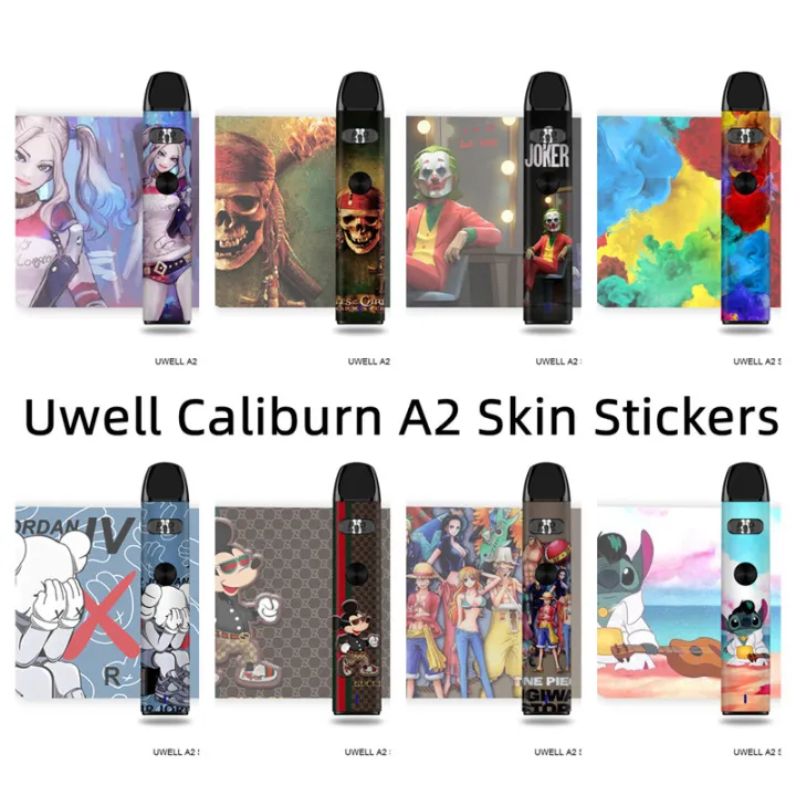 New Luffy Cartoon Joker Movie Sticker for Uwell Caliburn A2 Case Film ...