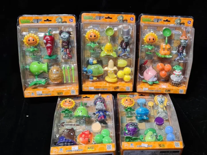 5PCS.HIGH QUALITY PLANTS VS ZOMBIES TOYS | Lazada PH