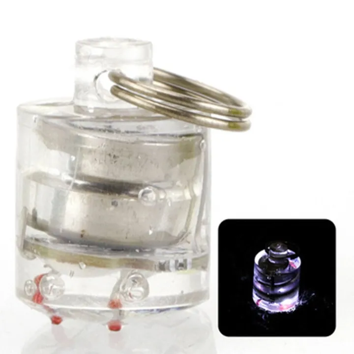 Luminous Fish Light Lure Mini Underwater Button Cylindrical Kit LED Hot ...