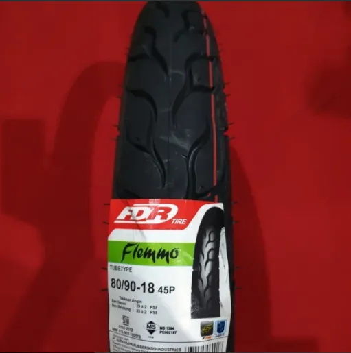 BAN MOTOR RING 18 FDR FLEMO 80/90-18 TUBE TYPE ( BUKAN TUBELES ...