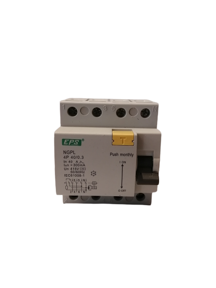 40A/4P 300mA ELCB EPS Circuit Breaker | Lazada