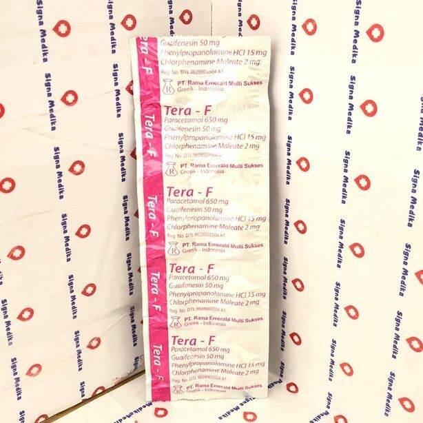 Tera F isi 10 Kaplet - Obat Batuk & Flu | Lazada Indonesia