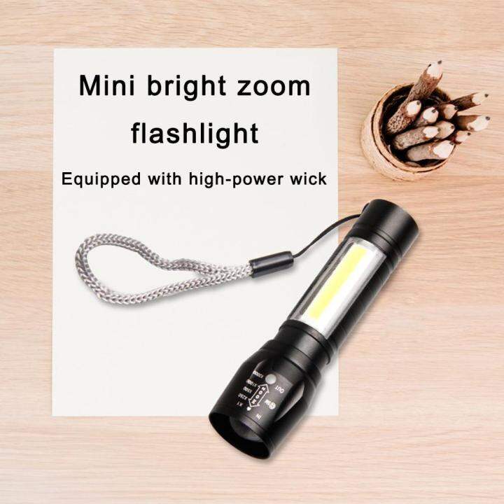 LED Small Hand Electric Strap Side Light COB Bright USB Zoom Mini Set ...