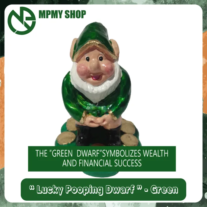"Lucky Pooping Dwarf "- Green | Lazada PH