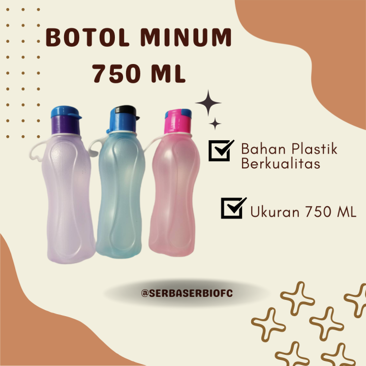 Botol Minum Plastik 750 ml | Lazada Indonesia