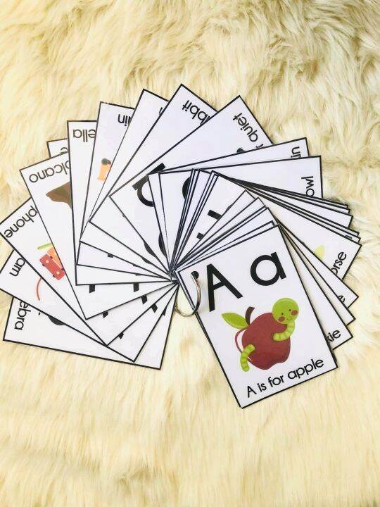 ABC Laminated Flash Cards | Lazada PH