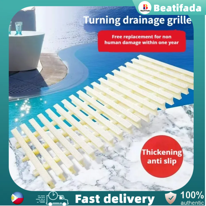 Overflow Grid Non-slip Board Water Drain Grille swimming pool pvc ...