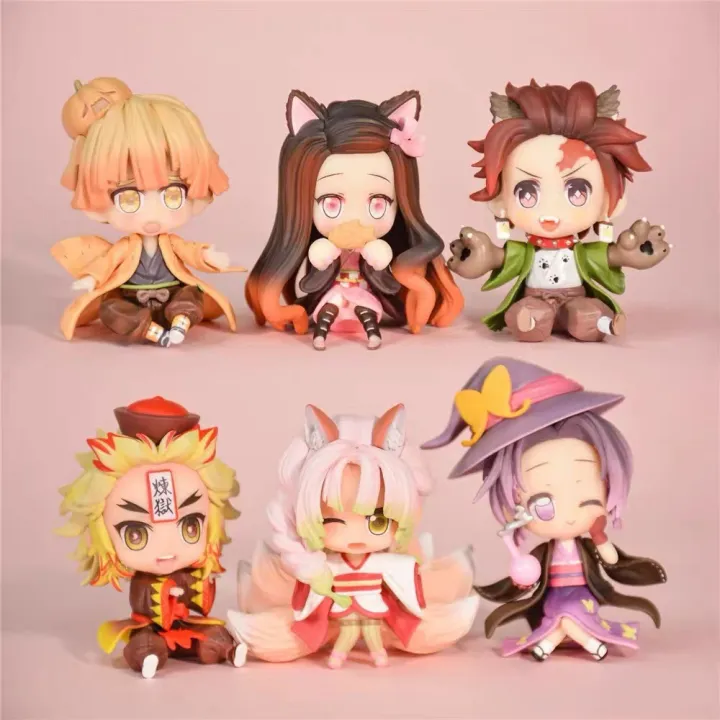 (HOT) Halloween Demon Slayer Action Figure Izu by Tanjirou Mitsuri ...