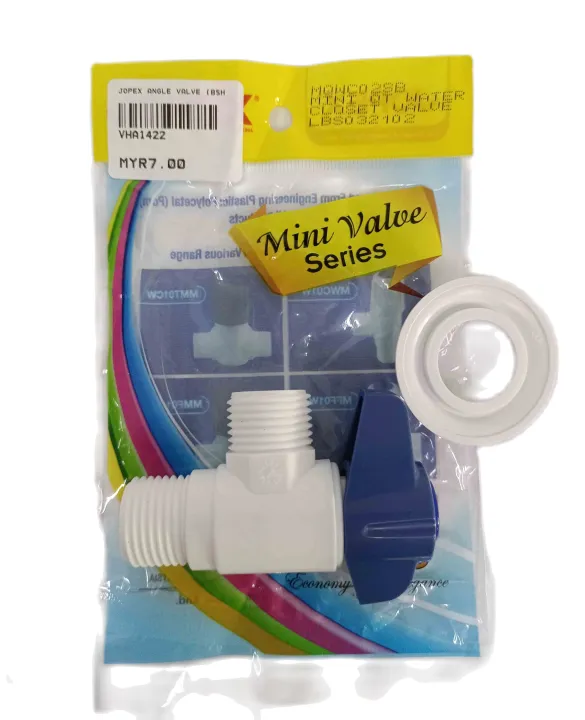 Jopex mini Angle Valve 15mm closet valve plastic angle valve heavy duty ...
