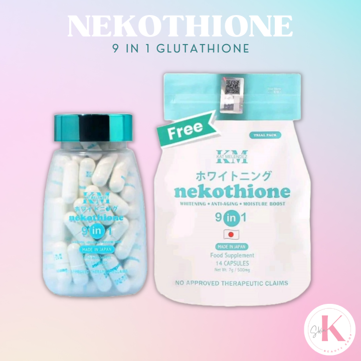 Neko by Kath Melendez Nekothione Original Glutathione Capsule 60 Caps ...