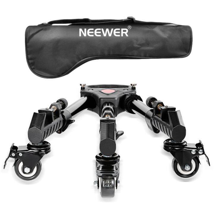 Neewer Photography Professional Universal Folding Camera Tripod Dolly ...