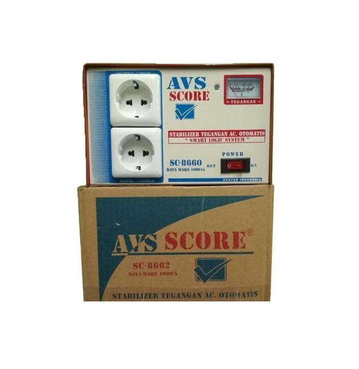 Stabilizer Listrik Untuk Kulkas Rumah 500 Watt Score AVS 500V Alat Menstabilkan Voltage Listrik ...