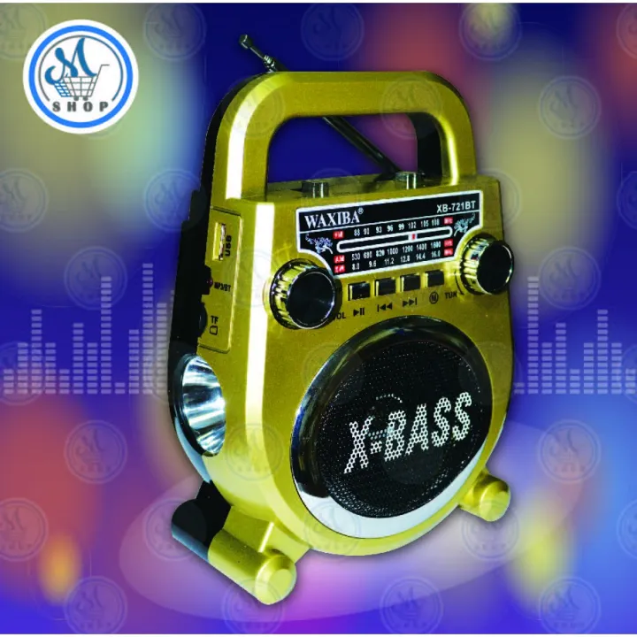 【JnxrTgGG】promotion activity WAXIBA XB-721BT - AMFMSW 3 BANDS RADIO ...