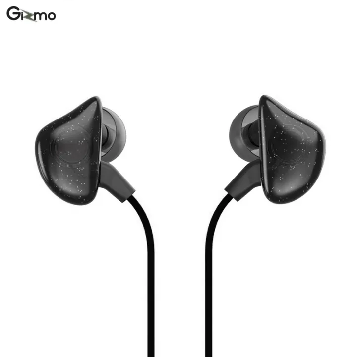 Gizmo หูฟังสมอลทอร์ค หูฟังเกมเมอร์ in-ear headphones สีดำ/ขาว รุ่น GS ...