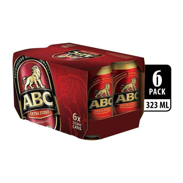ABC Extra Stout Can 6 X 323ML | Lazada Singapore
