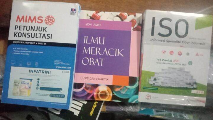 PAKET 3 BUKU MIMS 2021 / 2022, ISO VOL 53 TAHUN 2021, ILMU MERACIK OBAT ...