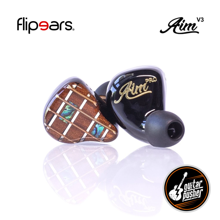 Flipears AIM PRO Quad (4) Driver In-Ear-Monitor (IEM) with Bass Compensation Universal Fit ...