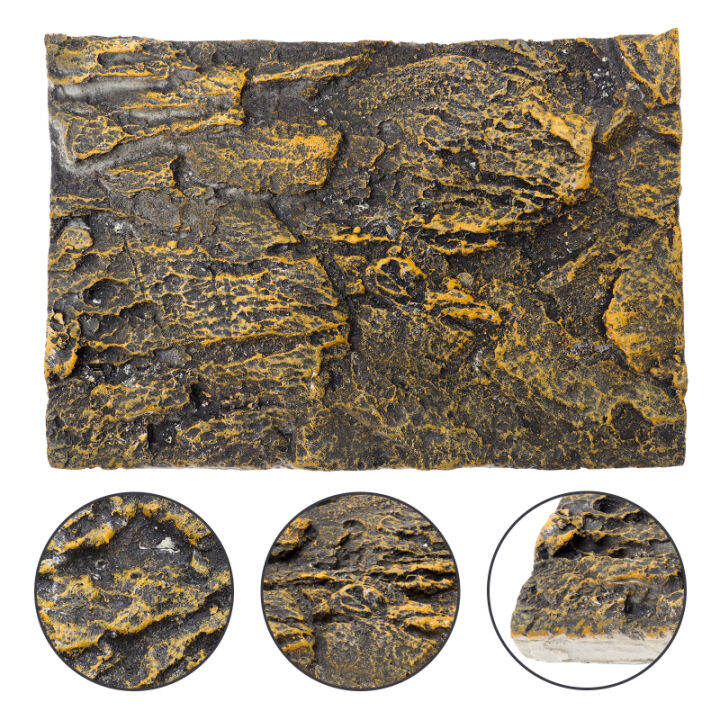 Chaoshihui Animal Background Rock Slab 3d Reptile Pu Vivarium Leopard ...