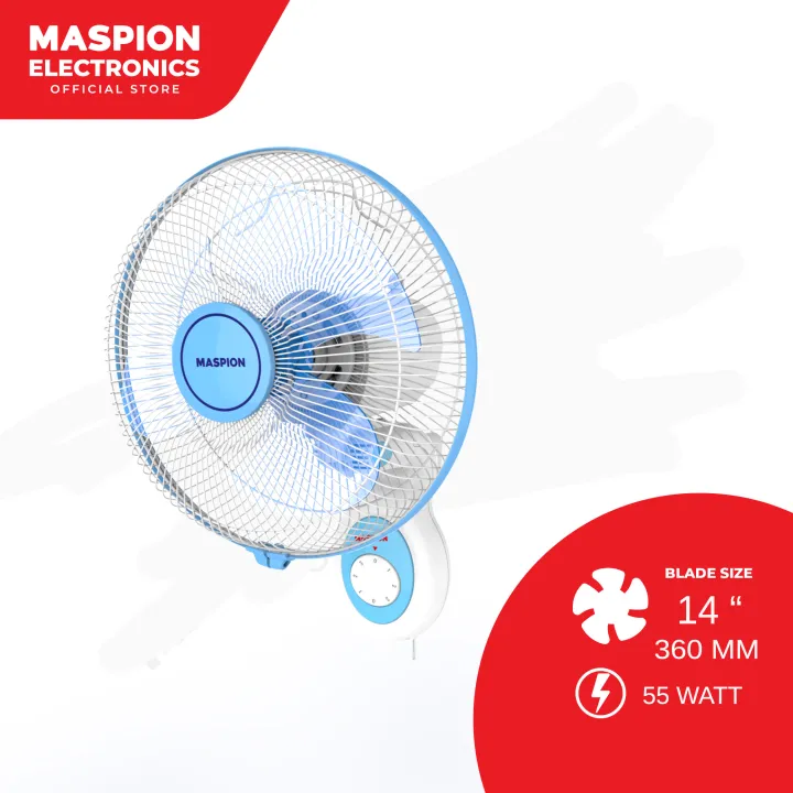 Maspion Kipas dinding Wall Fan 14 Inch MWF-3602K | Lazada Indonesia