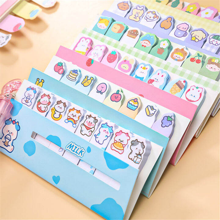 Notes Book Stickers Office Stationery Message Strips Cartoon Memo Pad ...