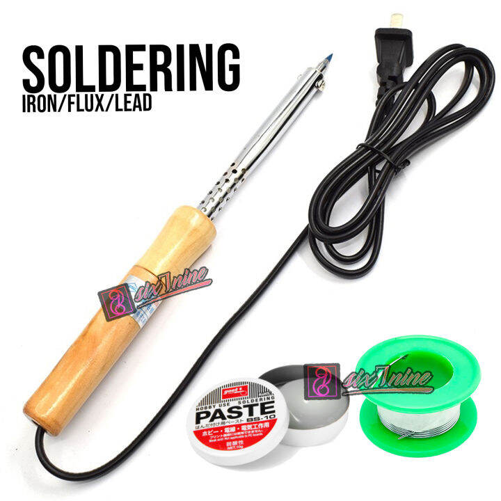 Soldering Set Soldering Iron w/ lead /flux paste (SET) | Lazada PH