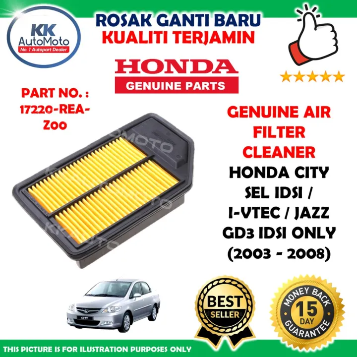 Genuine Air Filter Penapis Udara Cleaner Honda City SEL IDSI / I-Vtec ...