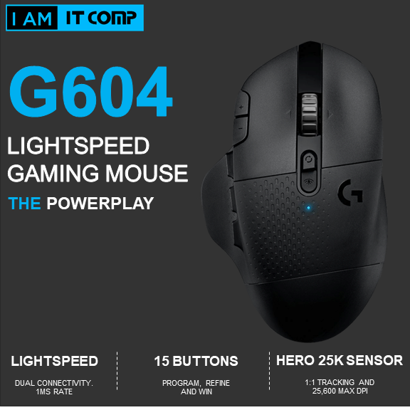 Logitech G604 Lightspeed Wireless Gaming Mouse (910-005651) | Lazada