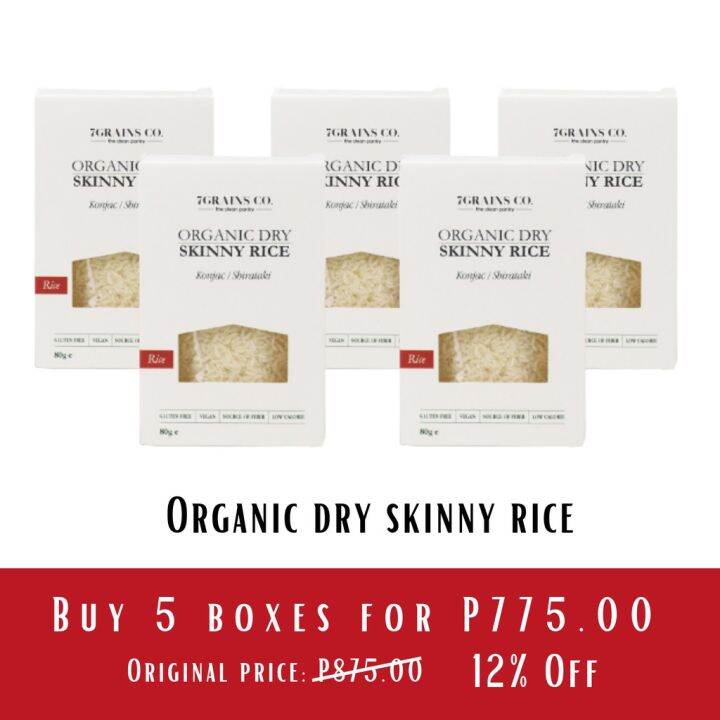 5 boxes Dry Skinny Rice Bundle | Lazada PH