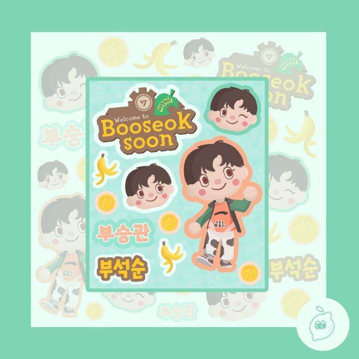 SVT Seventeen BSS Booseoksoon Seungkwan — Second Wind Sticker Pack ...