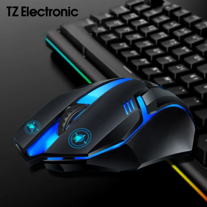 TZE- 100% Original Smilee Mouse Wired Gaming Mouse LED Backlit Mouse ...