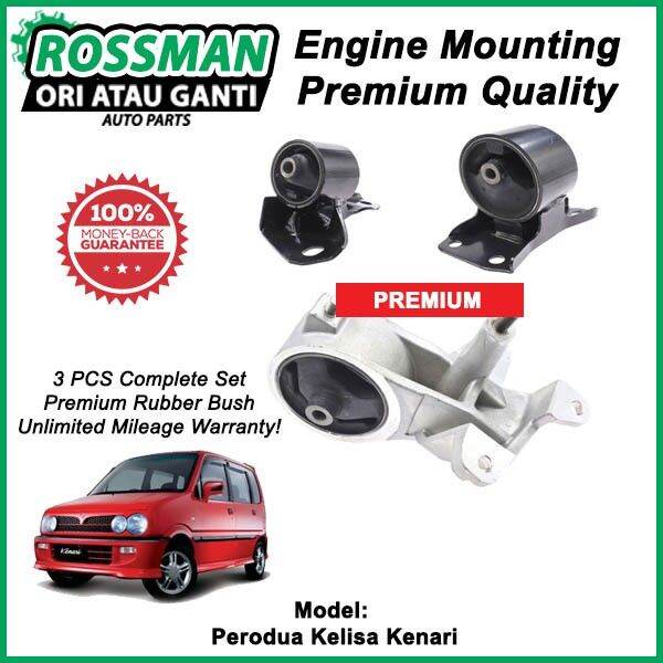 MISUKO PREMIUM ENGINE MOUNTING SET FOR PERODUA KELISA KENARI | Lazada