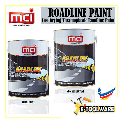 5L MCI Roadline Paint (Reflective / Non Reflective) Road Line Traffic ...