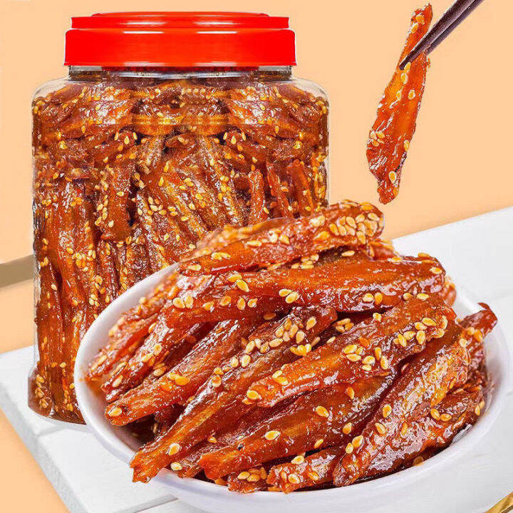 XUPAI Spicy Dried Fish Snacks Spicy Snacks 250g | Lazada PH