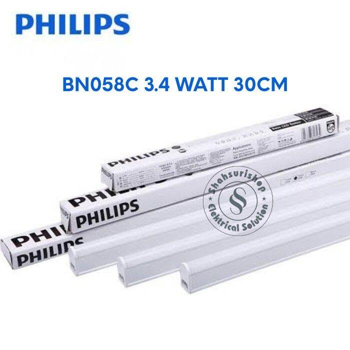 PHILIPS T5 BN058C LAMPU LED BATTEN TRUNKABLE 3.4 WATT 30CM | Lazada Indonesia