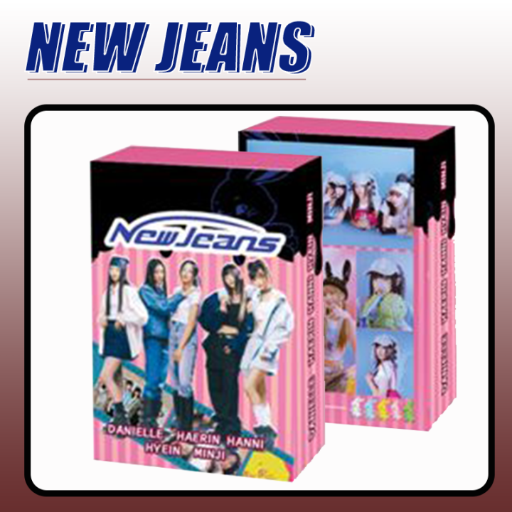 Super MINJI HANNI DANIELLE HAERIN HYEIN Lomo Card NEWJEANS OMG Cookie New Jeans album 55 copies ...