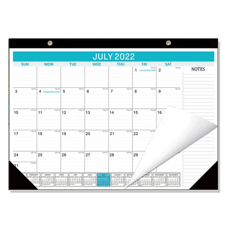 2022-2023 Monthly Wall Calendar - July 2022 - December 2023 Calendar ...
