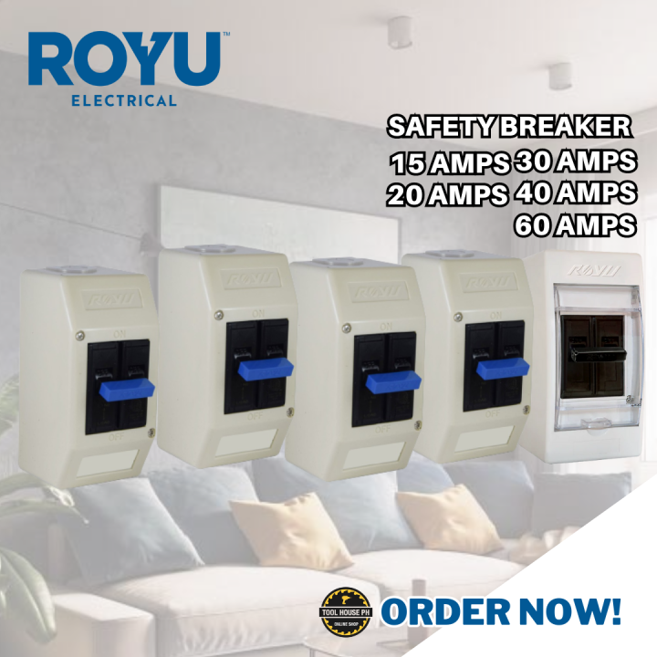 ROYU CIRCUIT BREAKERS (SAFETY BREAKERS) | Lazada PH