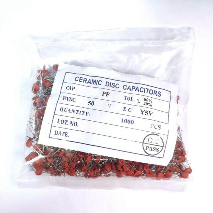 1000pcs/1Pack 10nF (103) 50V Disc Ceramic Capacitor Condenser | Lazada PH