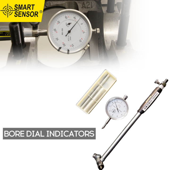Smart Sensor Dial Bore Gauge 50-160mm 0.01mm Hole Scale Indicator ...