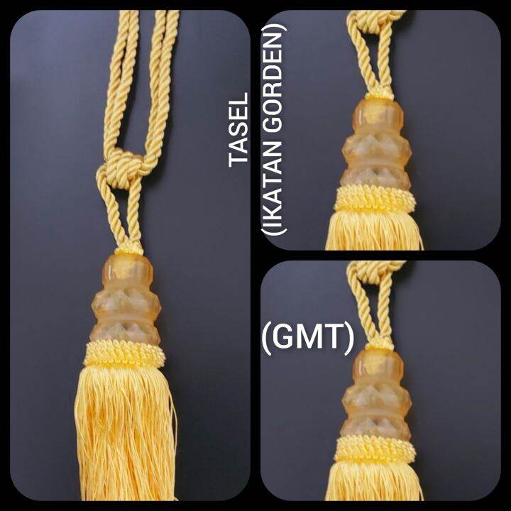 Tali tasel/tali tasel gorden /tasel ini terbuat dari bahan tali tambang pungsinya untuk pengikat ...
