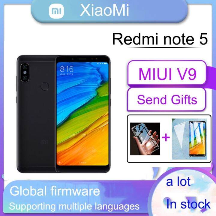 ใหม่เอี่ยม Xiaomi Redmi Note 5สมาร์ทโฟน6G 128G Snapdragon 636 2160*1080 5.99จอ HD สีกล้อง13.0MP ...