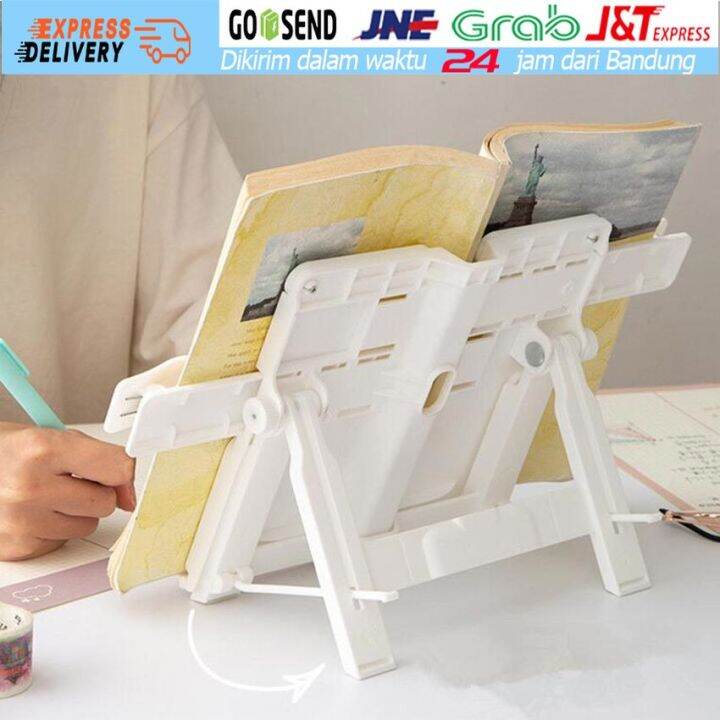 Stand Reading Rak Tempat Buku Protable Penahan Buku Pegangan Buku ...