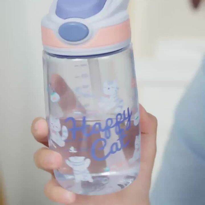 LOCK & LOCK ถ้วยน้ำความจุขนาดใหญ่ถ้วยฟางเด็ก Tritan กาต้มน้ำอนุบาลถ้วย ...