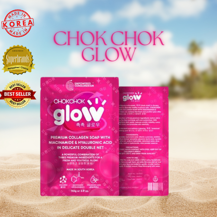 Chok Chok Glow Premium Collagen Soap Korean Soaps from Empowered ...