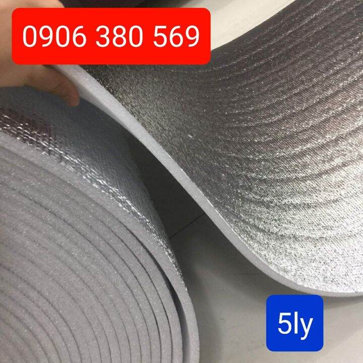 Xốp PE OPP Tráng Bạc Dày 1m x 1m (3mm , 5mm , 10mm ) Cách Nhiệt Bảo Ôn, Cách Âm, Lót Sàn Gỗ ...