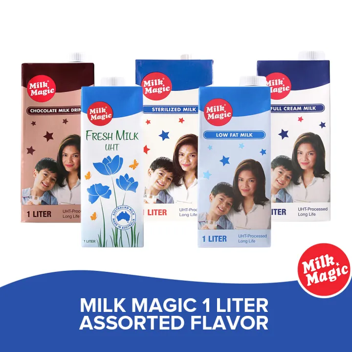 Milk Magic 1 Liter Assorted Flavor - Nutritious Healthy Flavored Drink ...