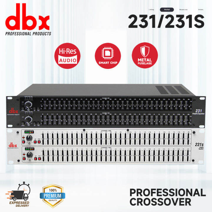 DBX Graphic Equalizer dbx 231/231S 215 Dual channel 31 band 2-series(There is a choice of black ...