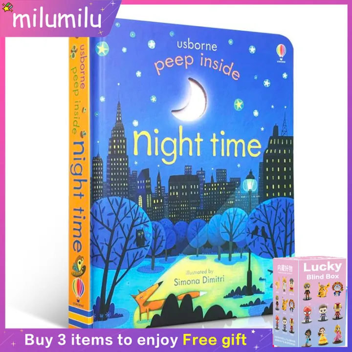 Usborne Children Popular Books Peep Inside Night Time Board book ...